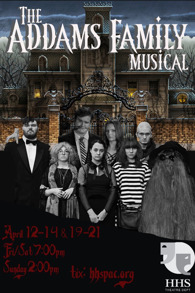 Musical at HHS PAC: The Addams Family, A New Musical #LiveAtThePAC ...